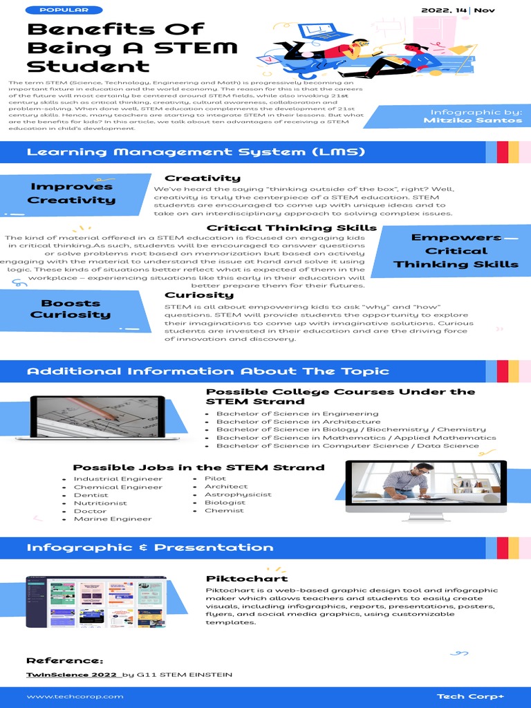 Infographic Benefit of Stem | PDF | Science, Technology, Engineering ...