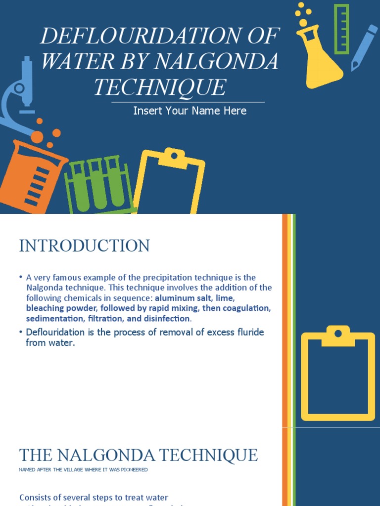Nalgonda Technique for Water Defluoridation | PDF