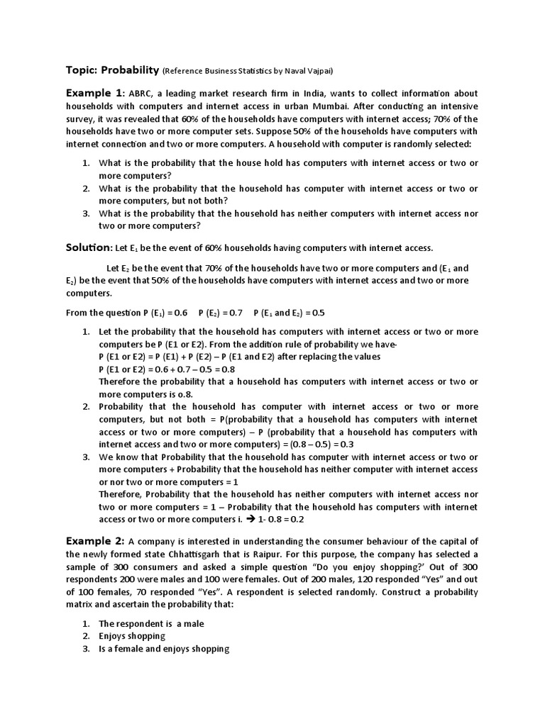 Problems in Probability | PDF | Sampling (Statistics) | Probability