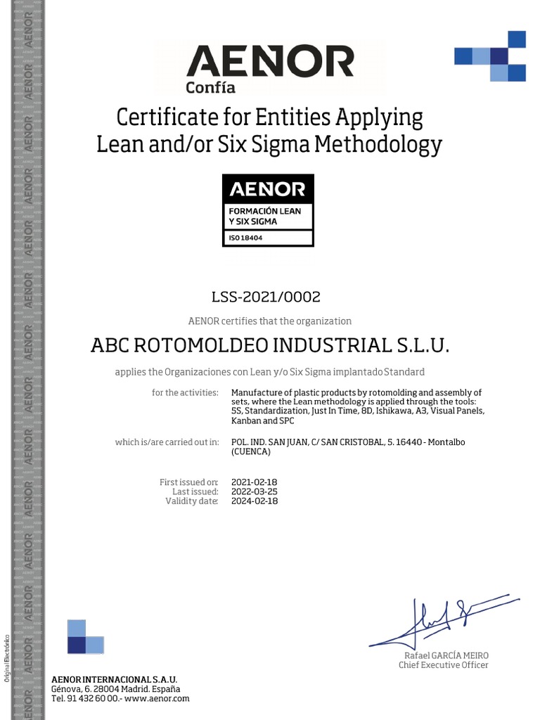 Lean Iso 18404 English | PDF