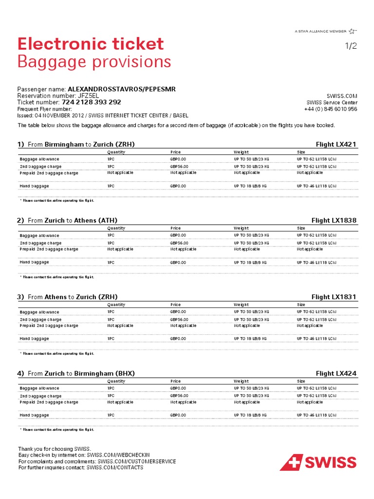 Baggage Provisions 7242128393292 | PDF | Transport Companies | Airlines