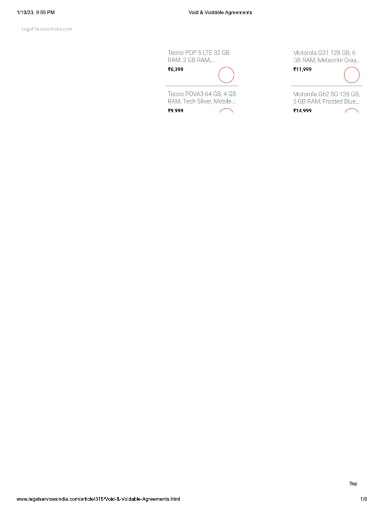 Void Agreement | PDF