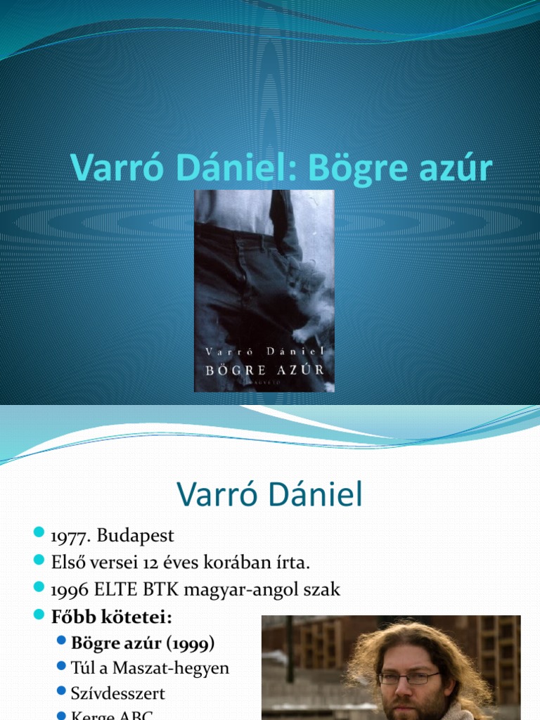 Varró Dániel | PDF