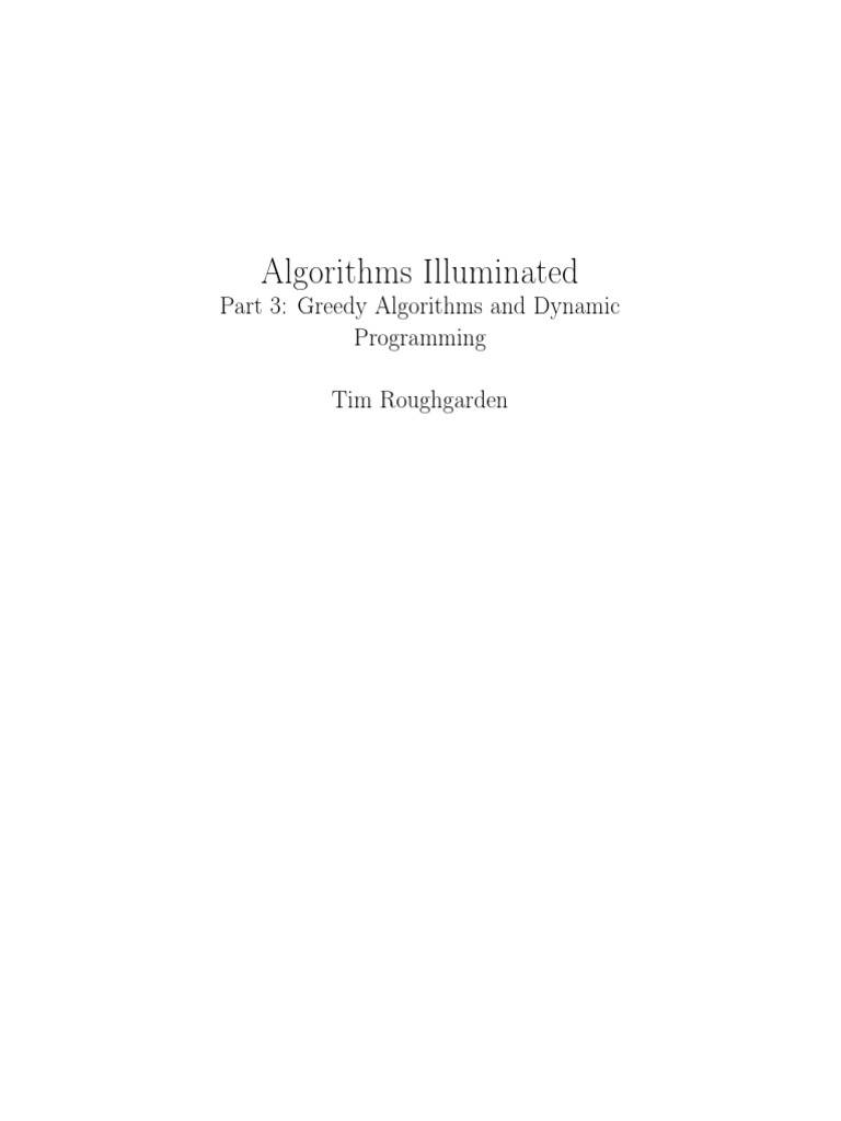 Greedy Algorithms and Dynamic Programming | PDF | Dynamic Programming ... Greedy Algorithms and Dynamic Programming | PDF | Dynamic Programming ...