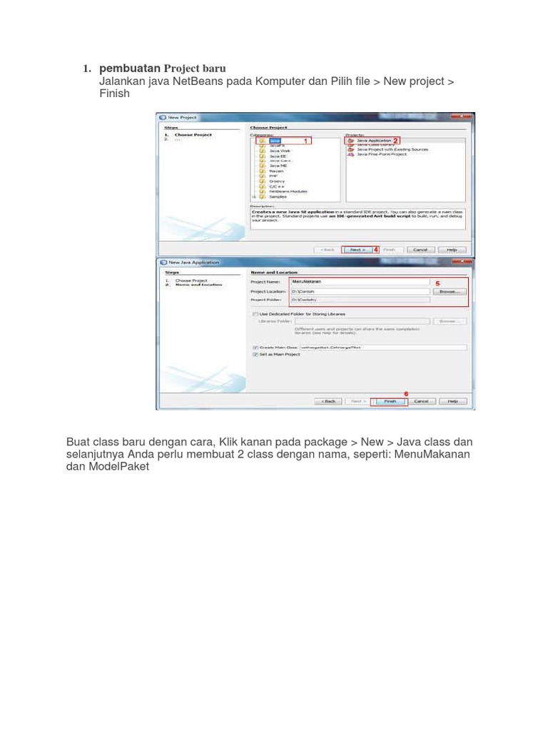 Netbeans Daftar Menu | PDF