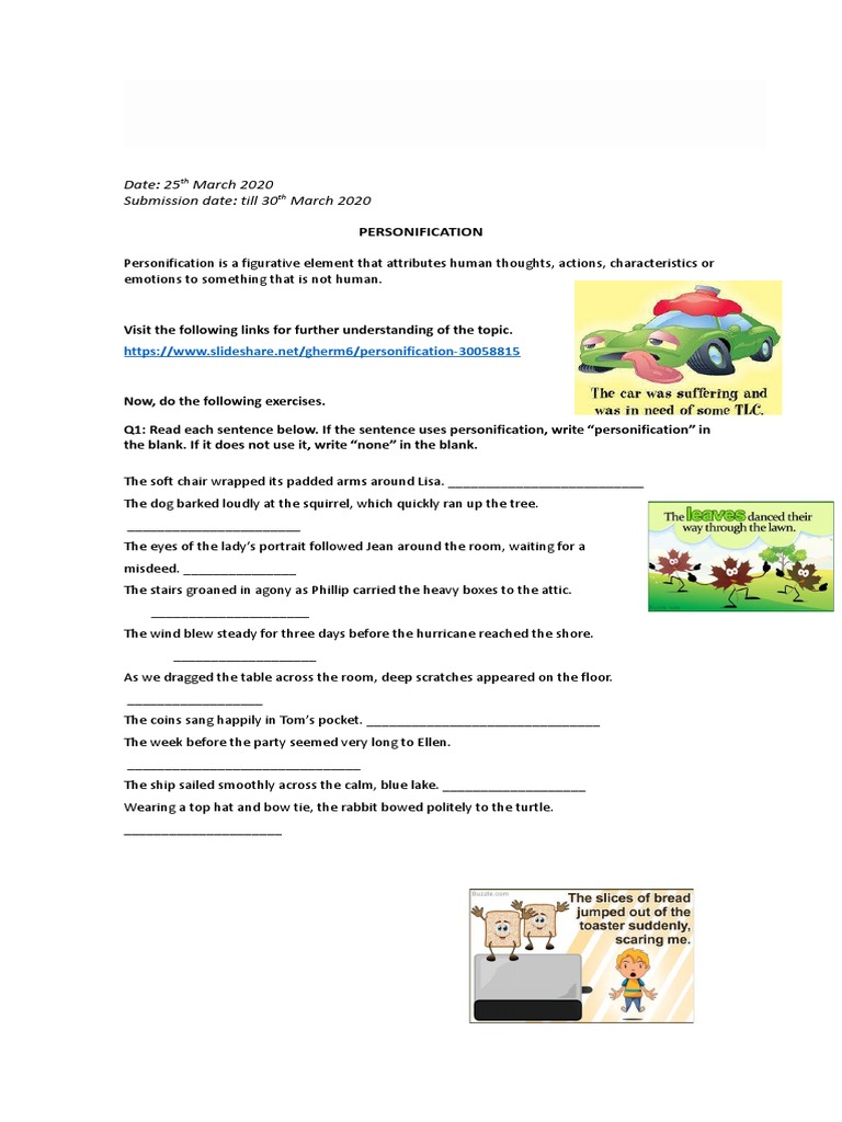 Personification | PDF