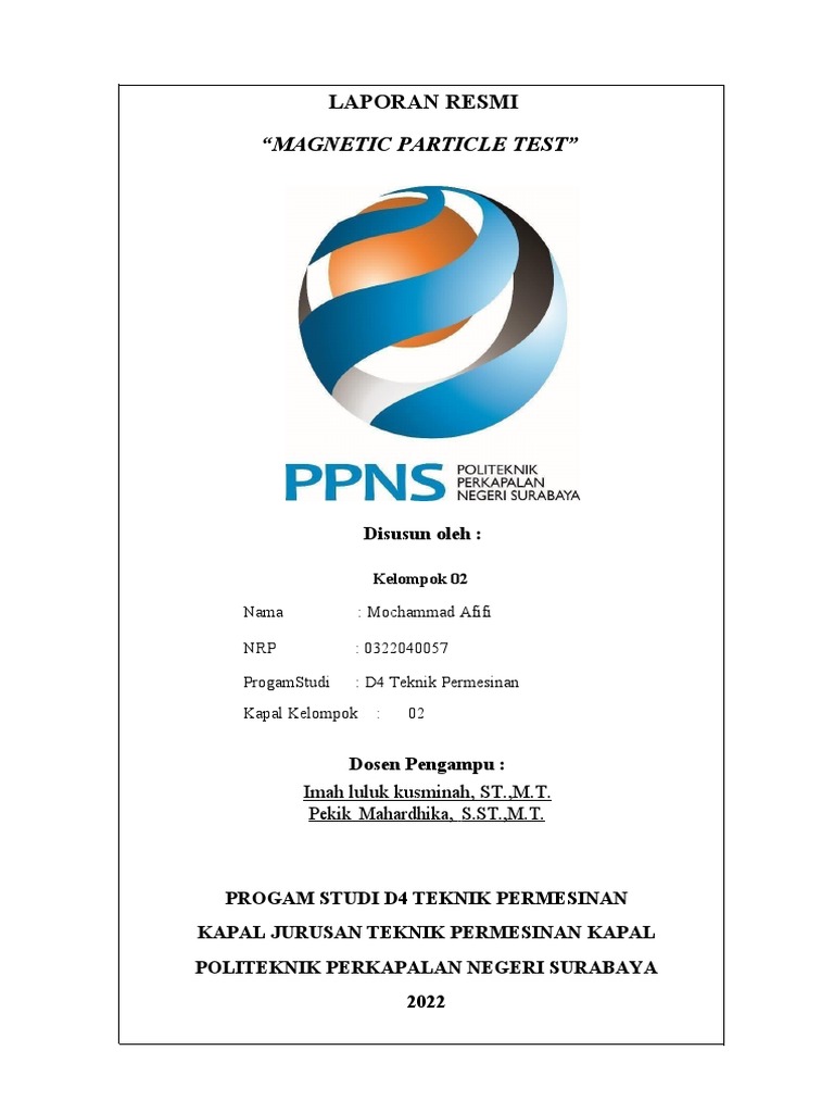 Laporan Resmi MPT Mochammad Afifi | PDF