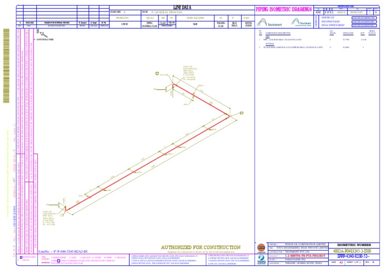 Line Data: Piping Isometric Drawings | Download Free PDF | Pipe (Fluid ...
