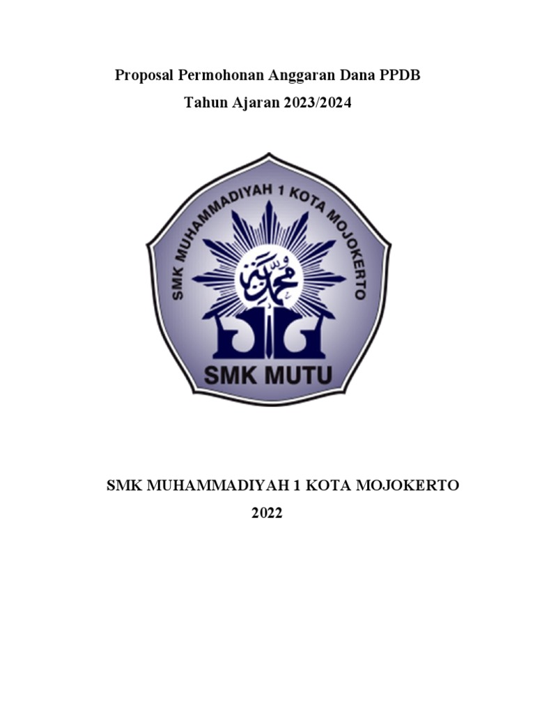 Revisi Permohonan Anggaran Dana PPDB-2 | PDF