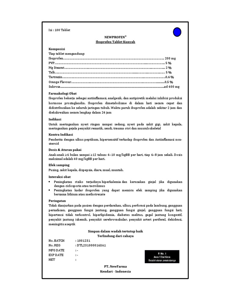 Brosur Obat | PDF | Kesehatan Holistik