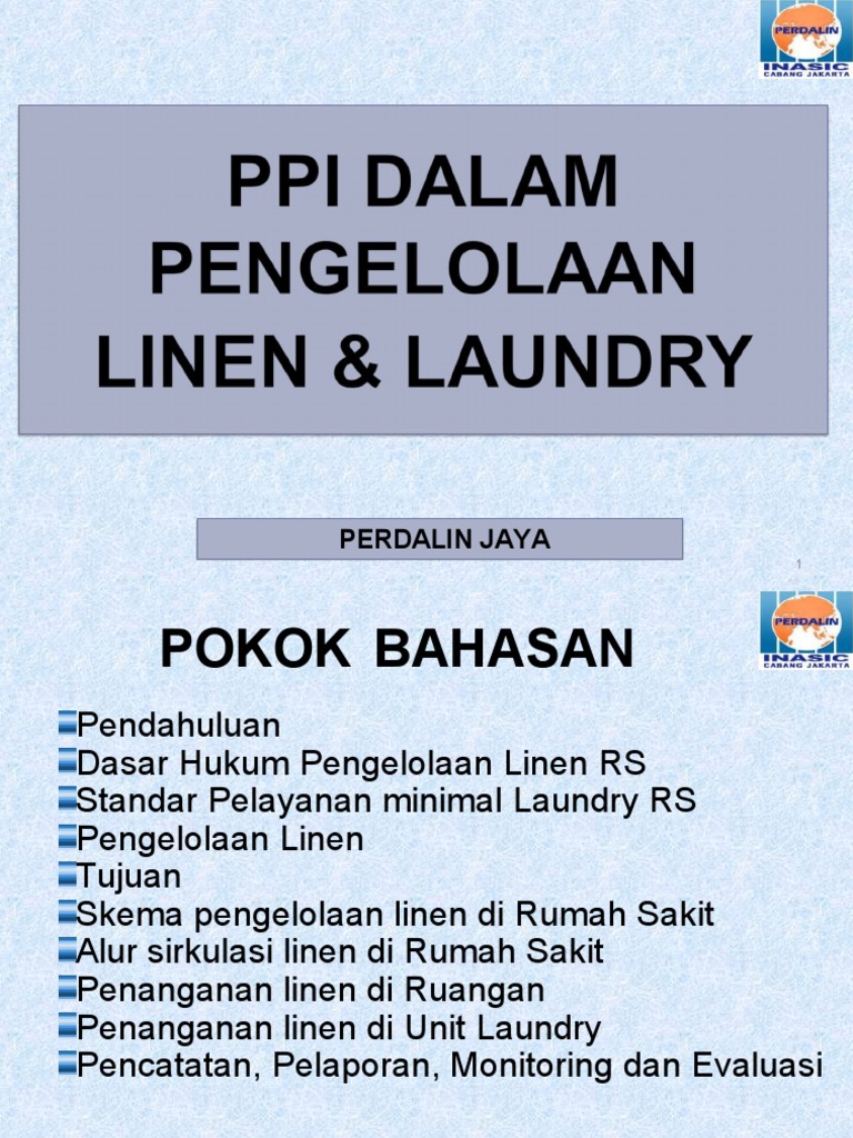 Manajemen Pengelolaan Linen & Laundry | PDF