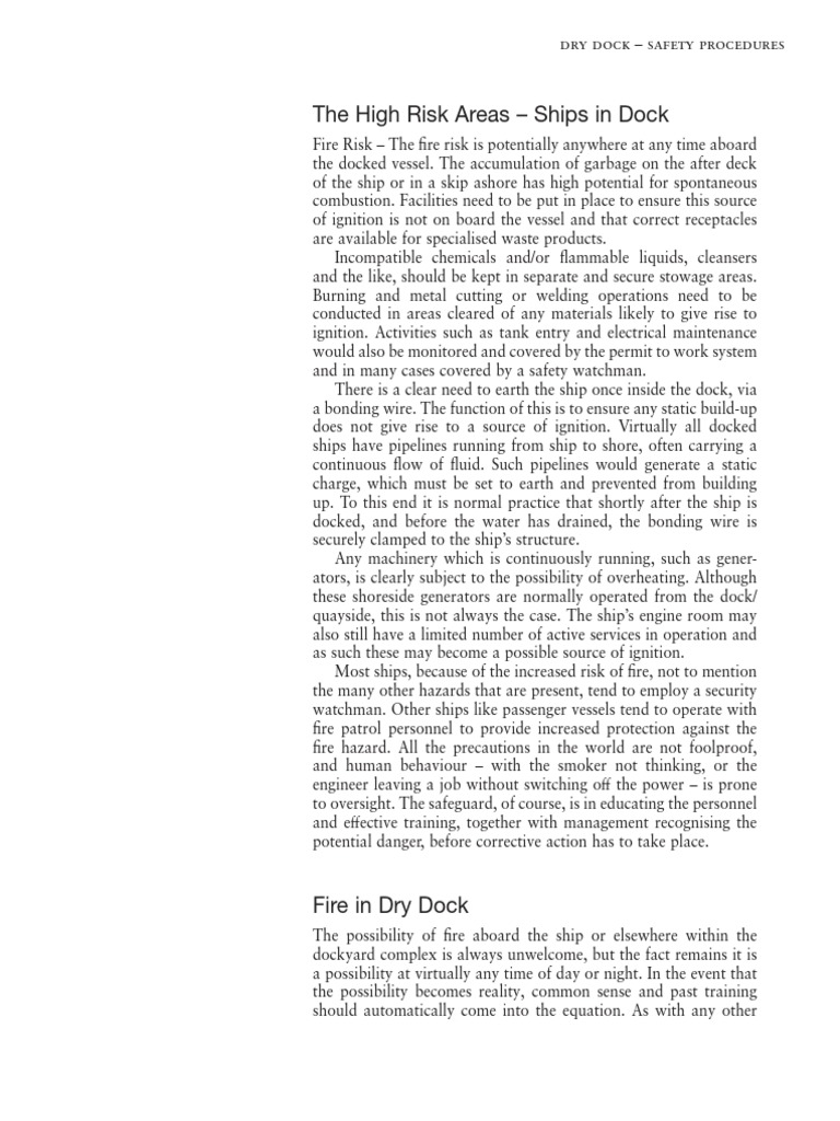Fire in Dry Dock | PDF | Ships | Fires