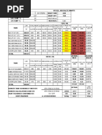 Bunker Calculation, Formula With Example and Sample Excel Sheet | PDF