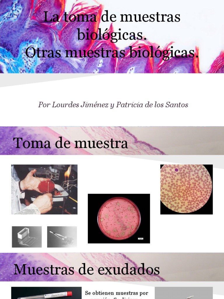 Muestras Biologicas | PDF