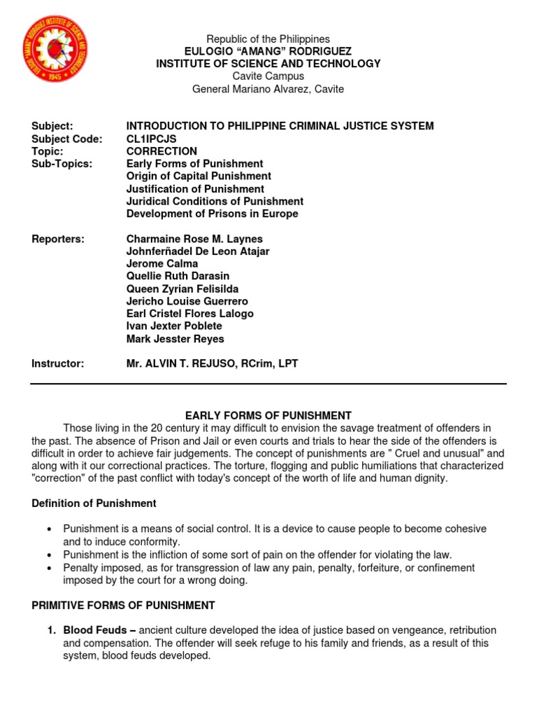Cl1ipcjs 5 Correction 1 | PDF | Punishments | Prison