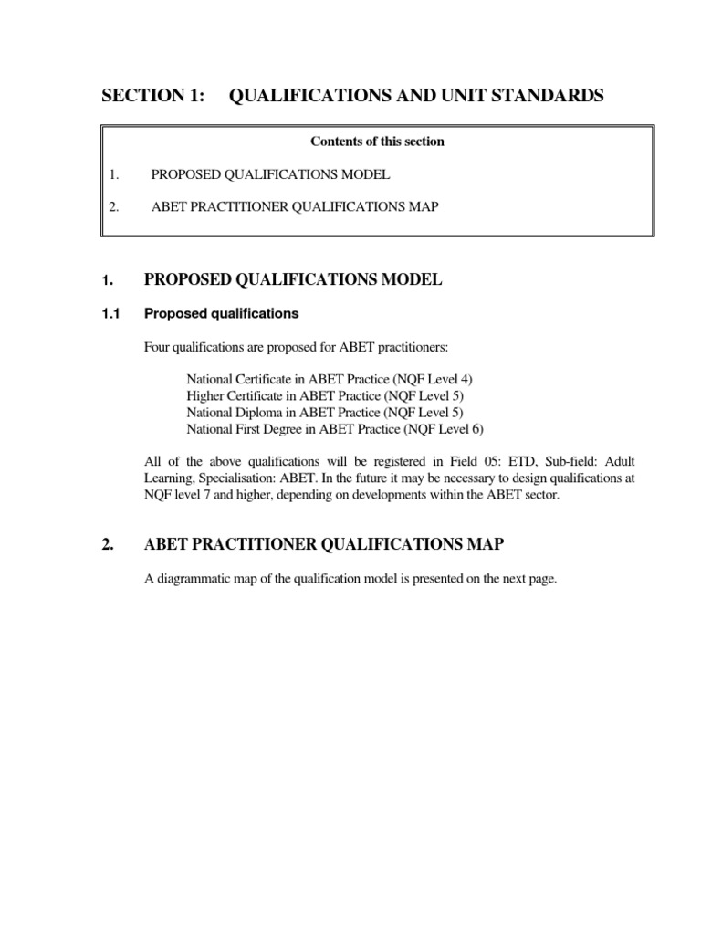 Abet SGB Report | PDF | Educational Assessment | Adult Education