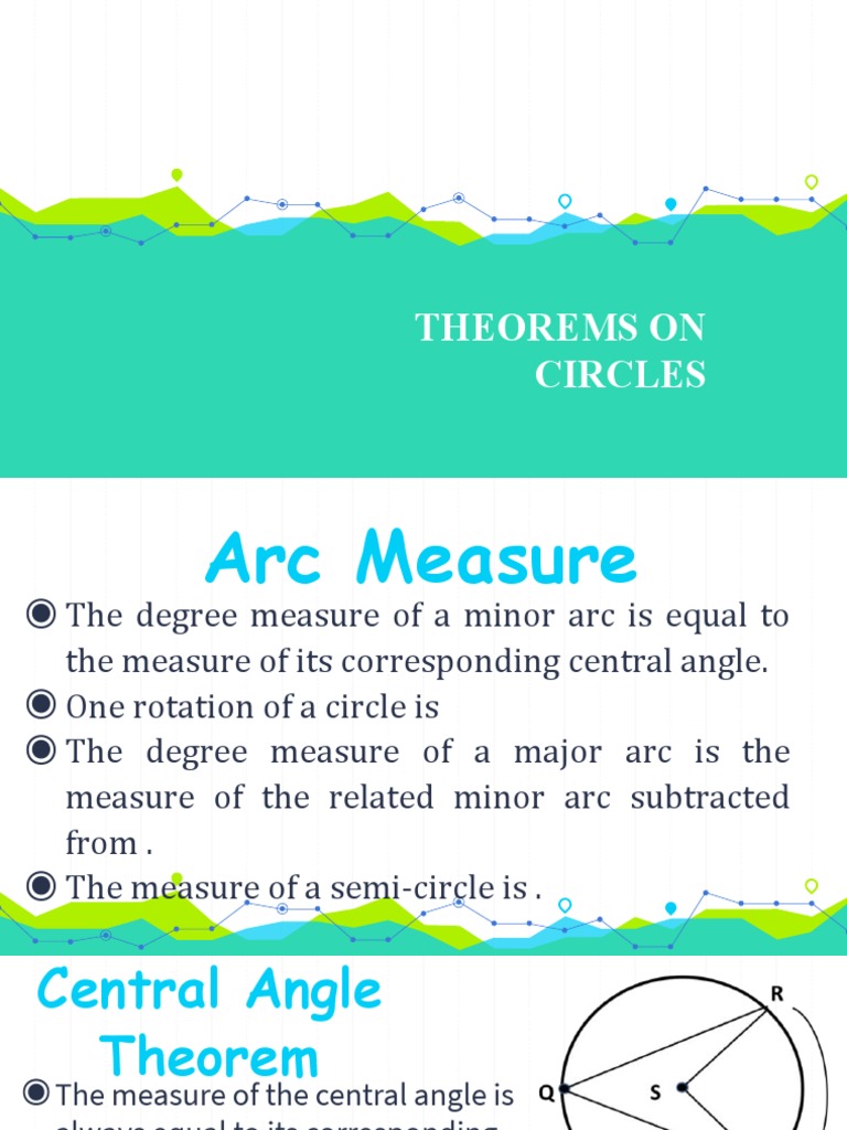 Theorems On Circles | PDF