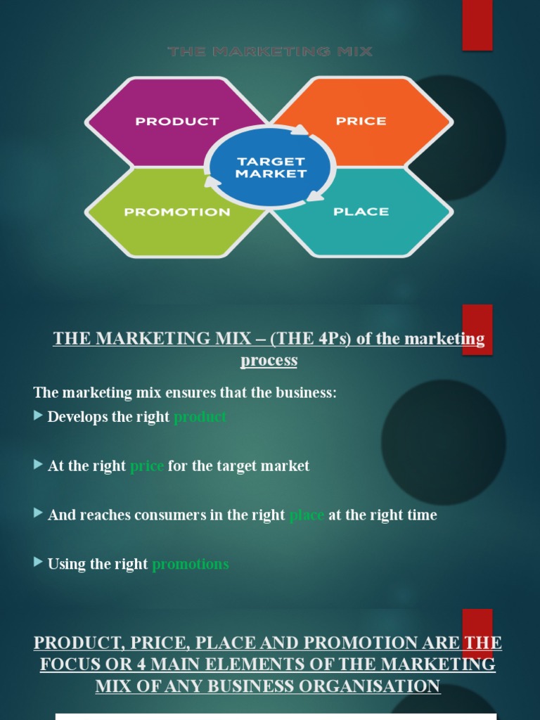 Marketing Mix | PDF | Pricing | Marketing