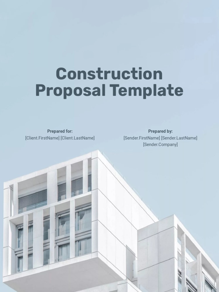 12 - Construction Proposal Sample | PDF
