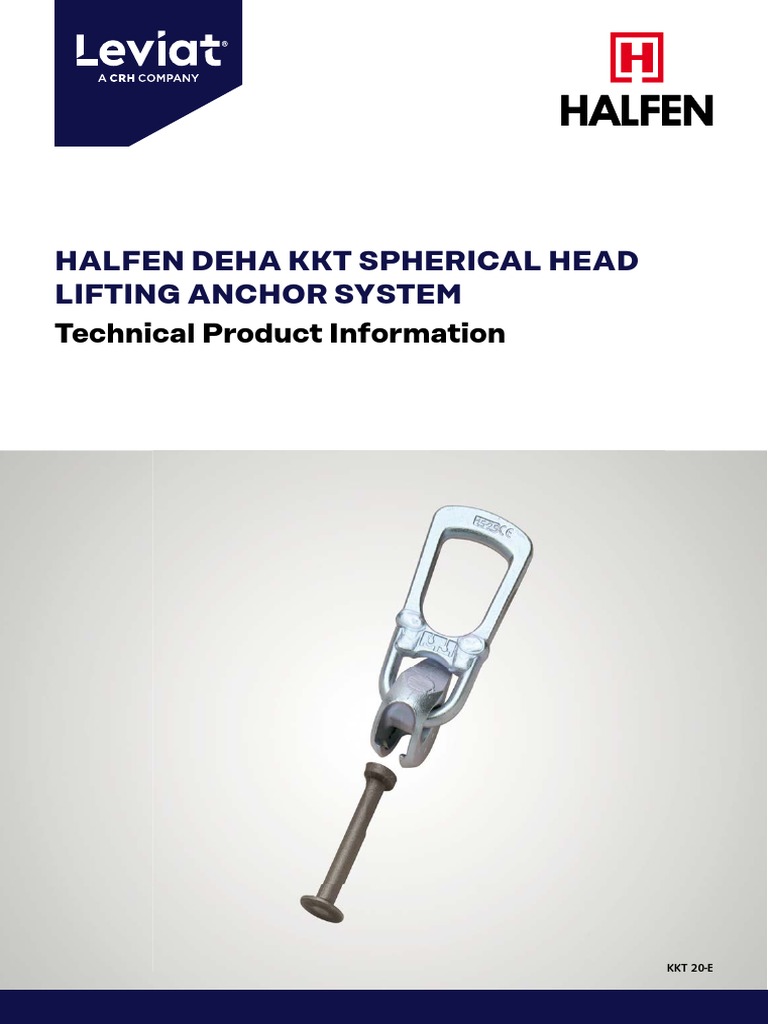 Halfen Deha - Lifting Anchor | Download Free PDF | Concrete | Precast Concrete