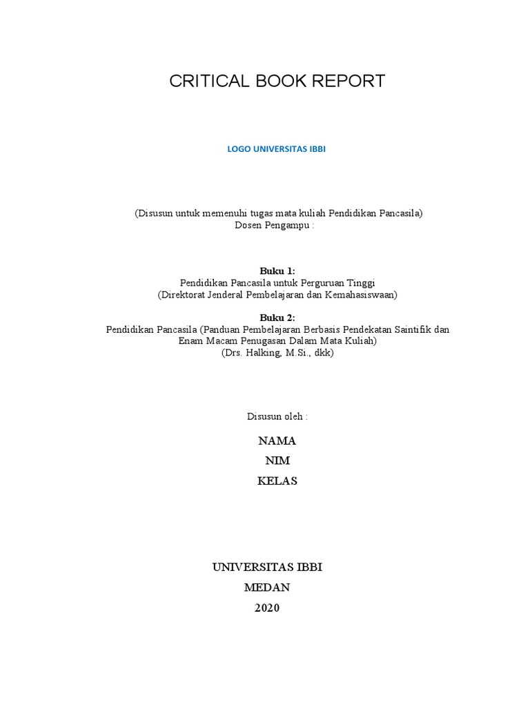 Contoh CBR Ibbi | PDF