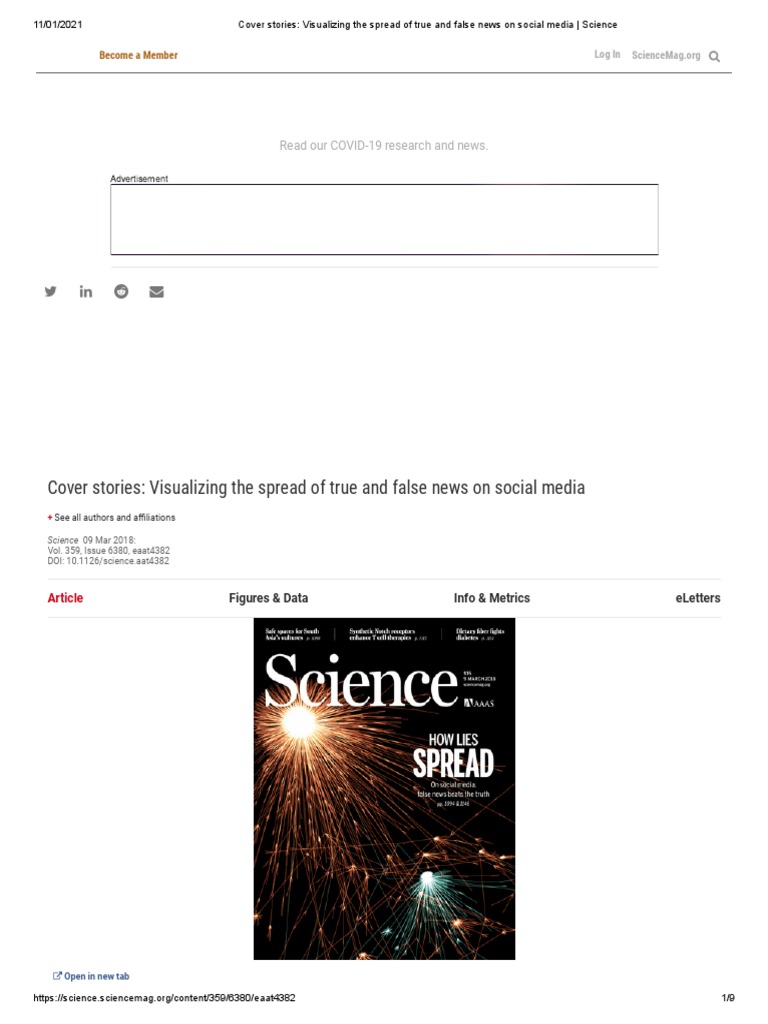 Cover Stories - Visualizing The Spread of True and False News On Social ...
