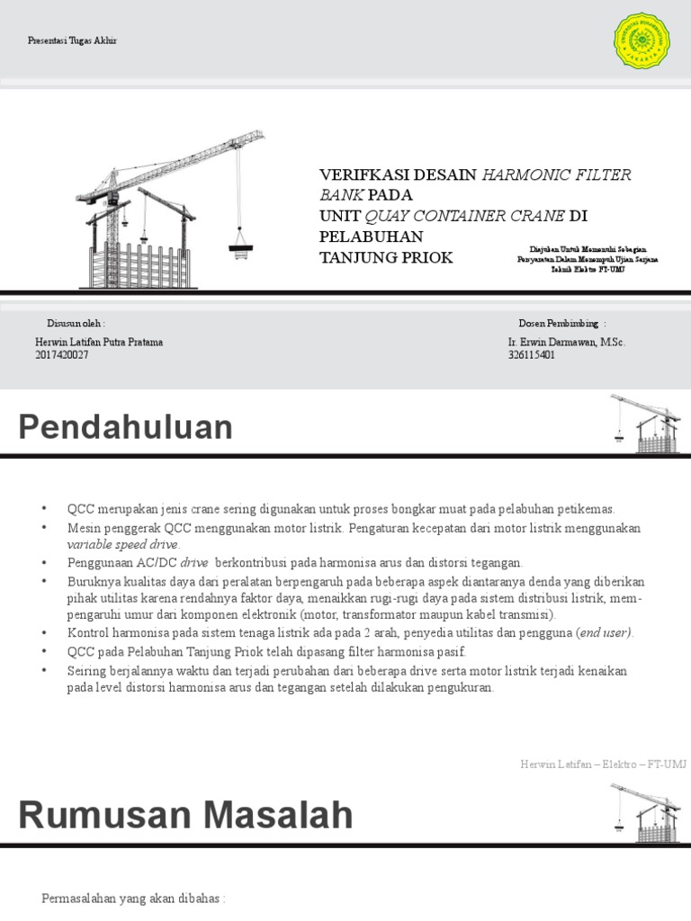 Cranes On Building Construction Industry PowerPoint Templates ...