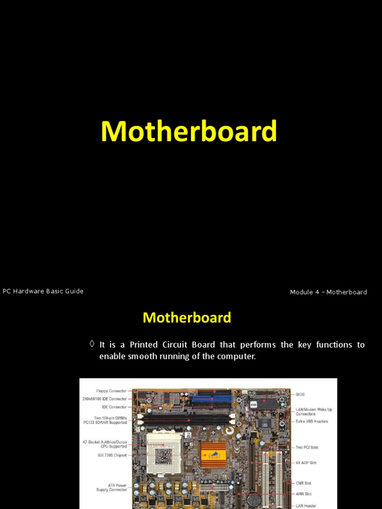 Motherboard | PDF | Bios | Personal Computers