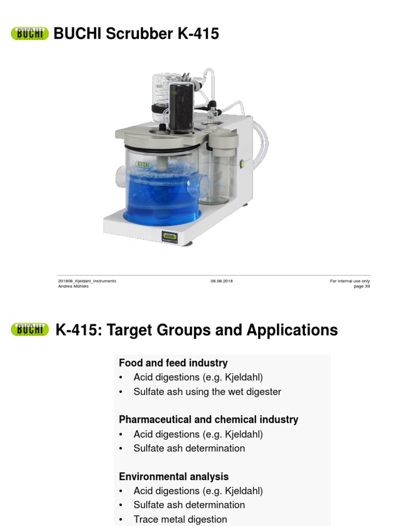 BUCHI Scrubber K-415 Modules | PDF | Sodium Hydroxide | Chemical Compounds