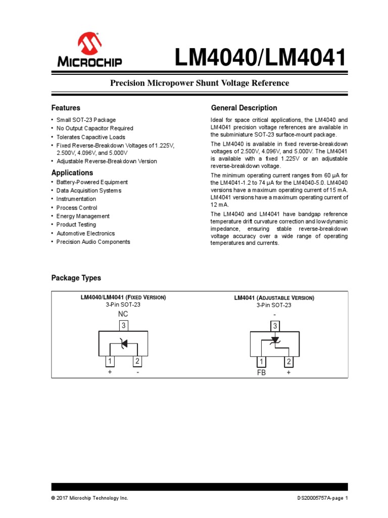 LM4041 | PDF | Capacitor | Electrostatic Discharge