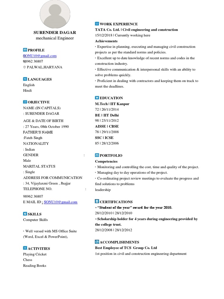 Yash CV | PDF | Cognition