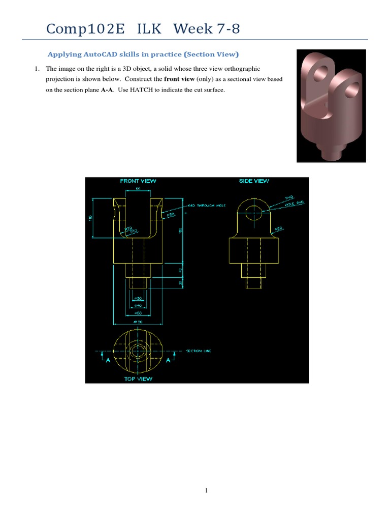 05 CAD Finals Coverage (Week 7-8) Part1 | PDF | Cartesian Coordinate ...
