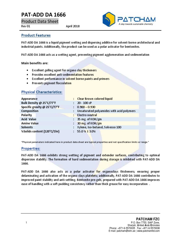 Liquid pigment dispersant for paint | PDF | Paint | Applied And ...