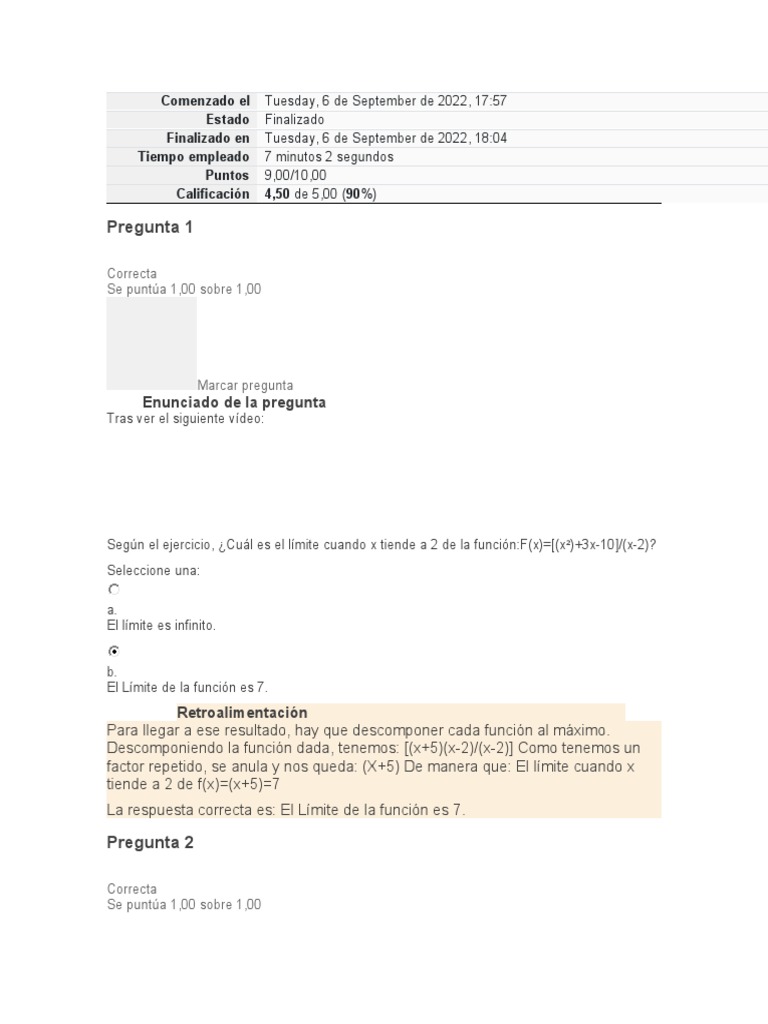 Evaluacion Unidad 2 | PDF | Función (Matemáticas) | Matemáticas