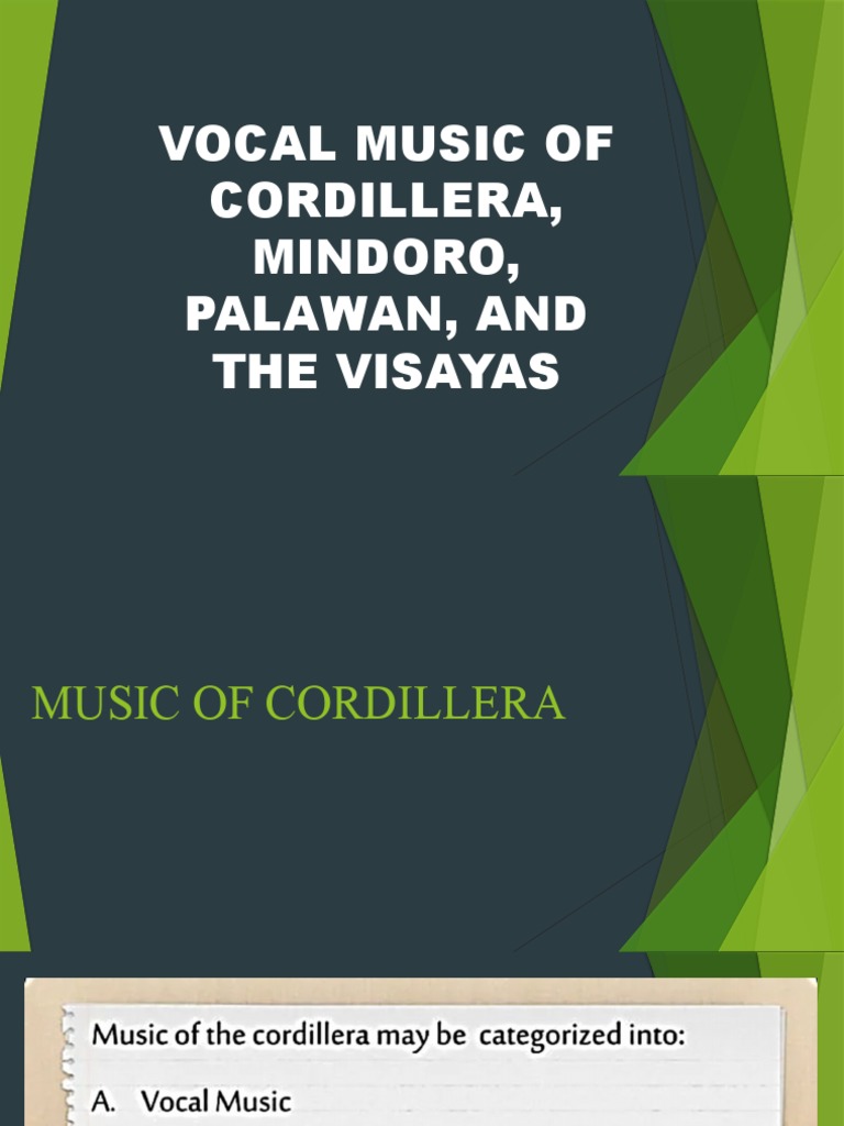 Vocal Music of Cordillera, Mindoro, Palawan | PDF Vocal Music of Cordillera, Mindoro, Palawan | PDF
