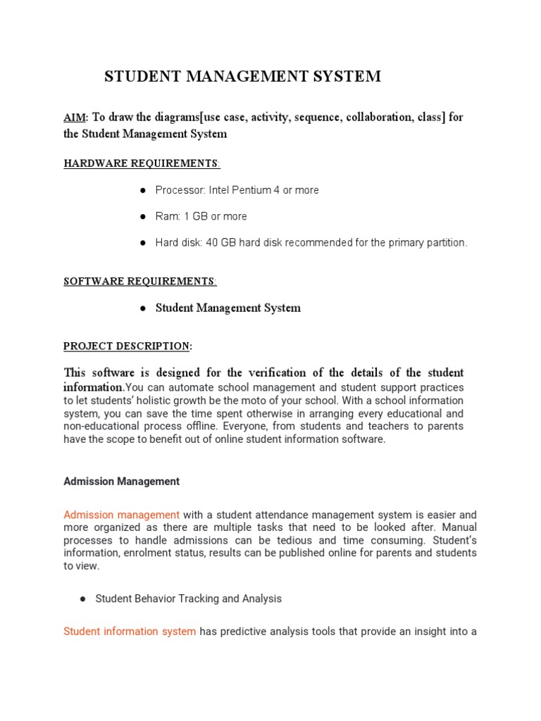 Student Management System and Library | PDF | Software | Databases