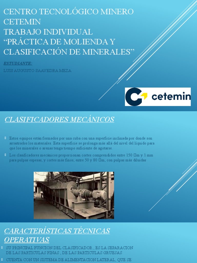 CENTRO TECNOLÓGICO MINERO CETEMIN | PDF