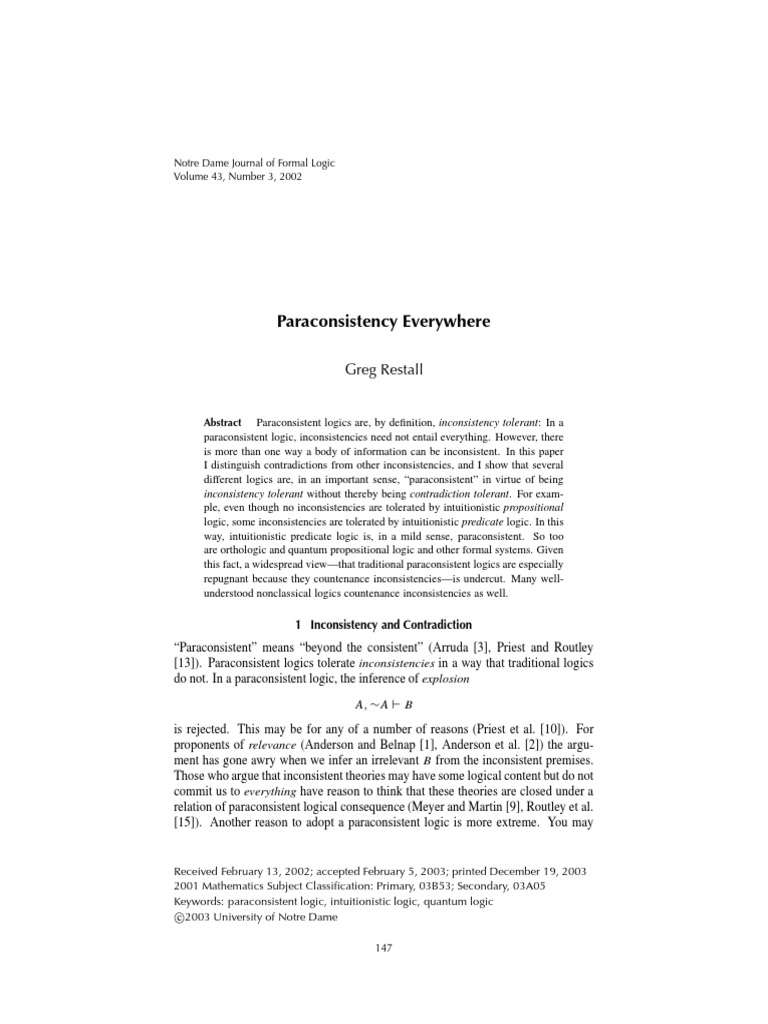 Greg Restall | PDF | Logic | Logical Expressions