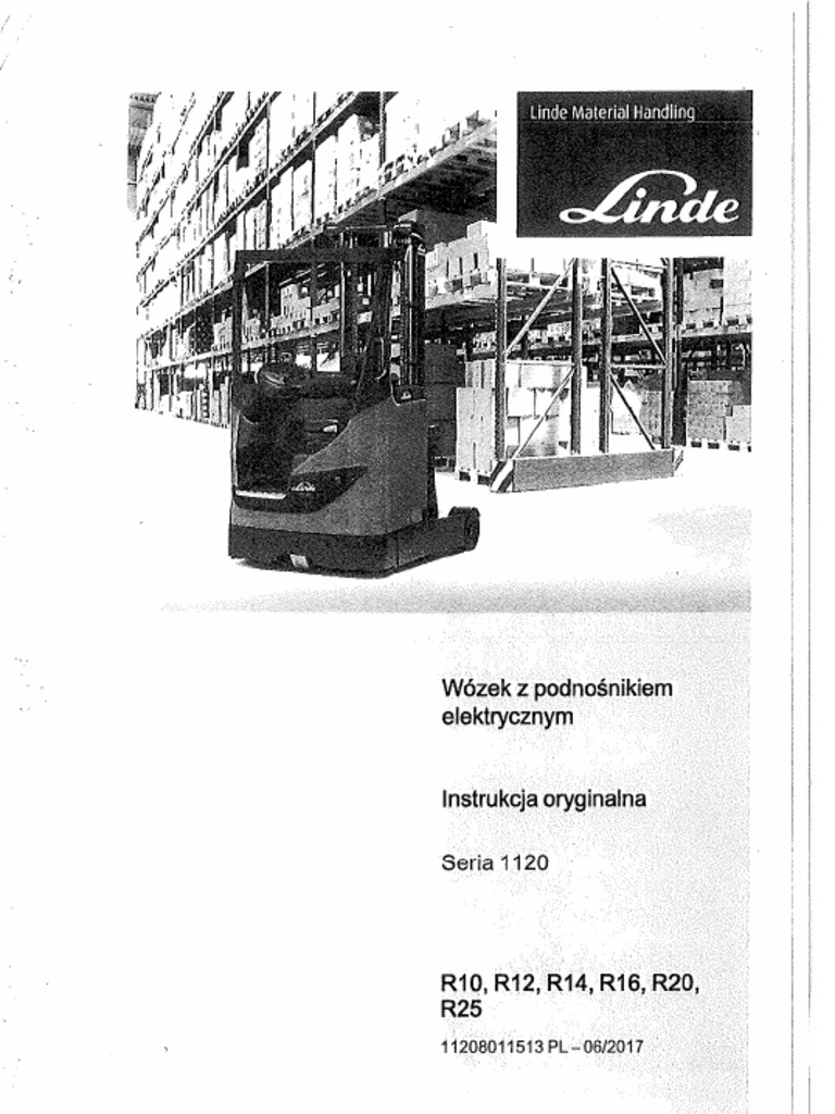 DTR Linde 1120 | PDF