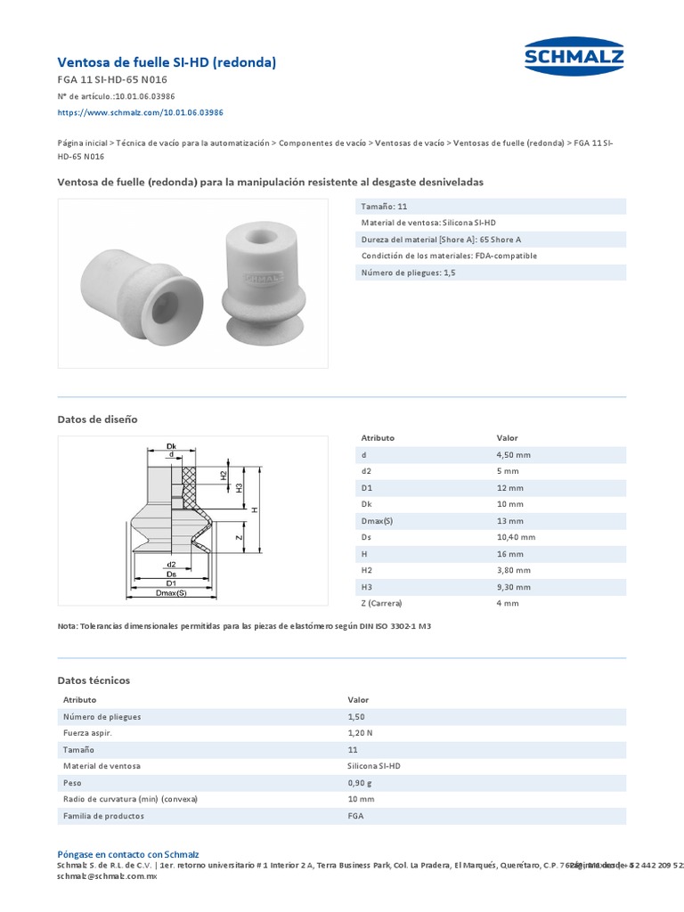 Fga 11 Si HD 65 N016 10 01 06 03986 | PDF | Materiales