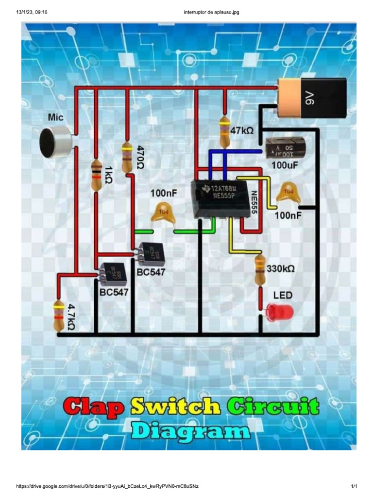 Circuito Interruptor Aplauso | PDF