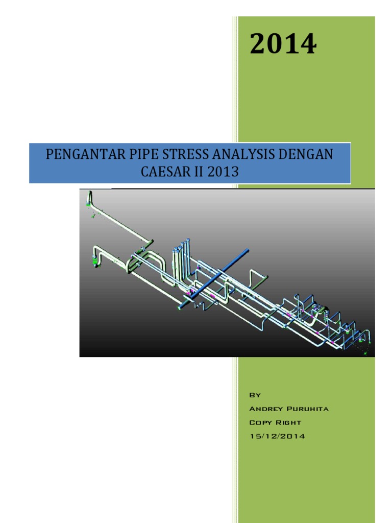 Panduan Analisis Stres Pipa CAESAR II | PDF