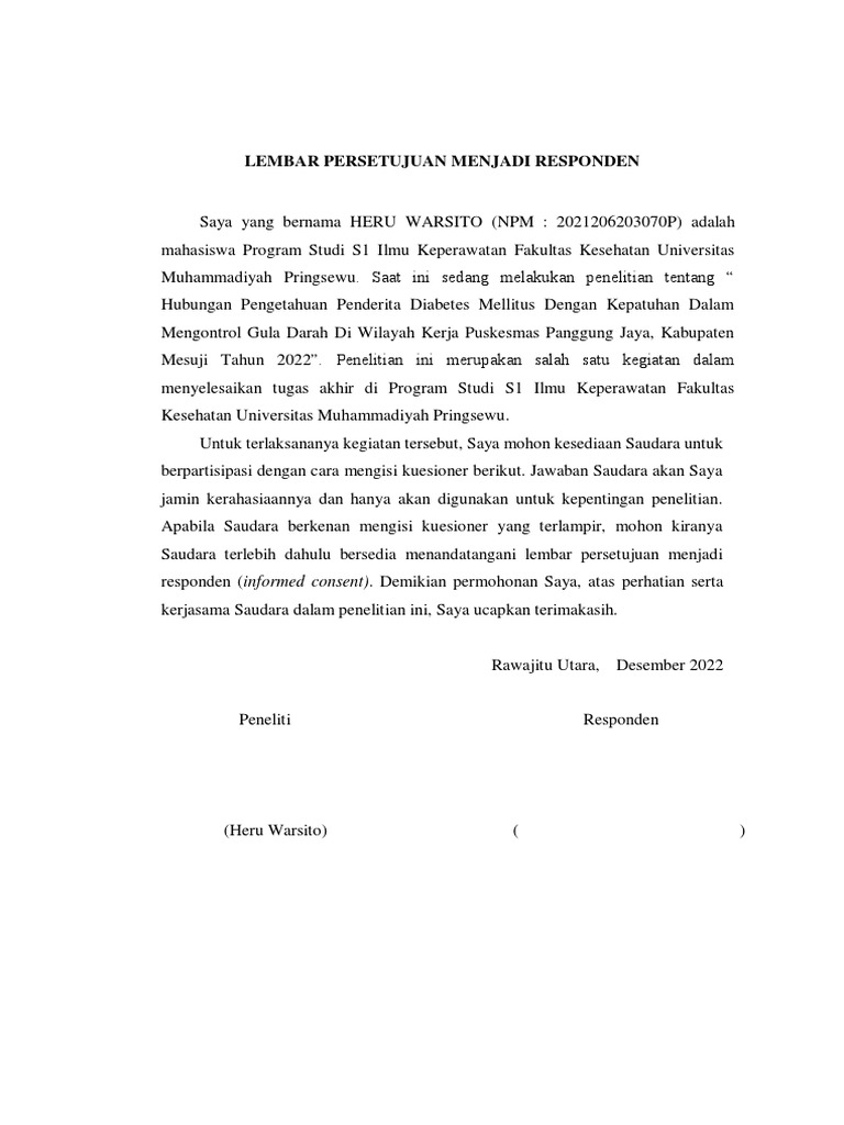 Kuesioner Heru Warsito-1 | PDF