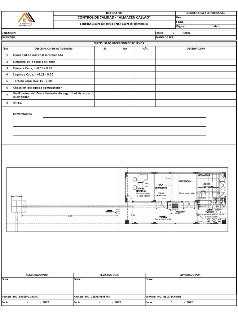 Prot. Relleno Afirmado | PDF