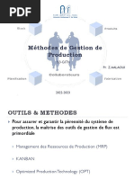 Gestion de La Production Cours 1 | PDF