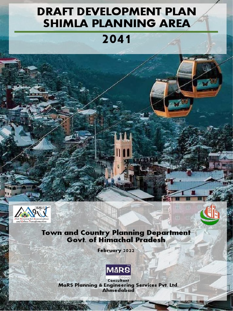 Shimla 2041 Draft Development Plan | PDF | Sewage Treatment | Water Supply
