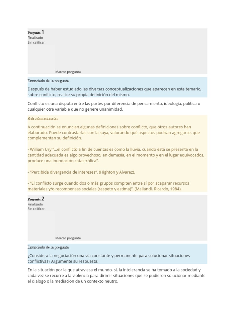 DD040 - Técnicas de Resolución de Conflictos y Negociación - Auto Tarea ...