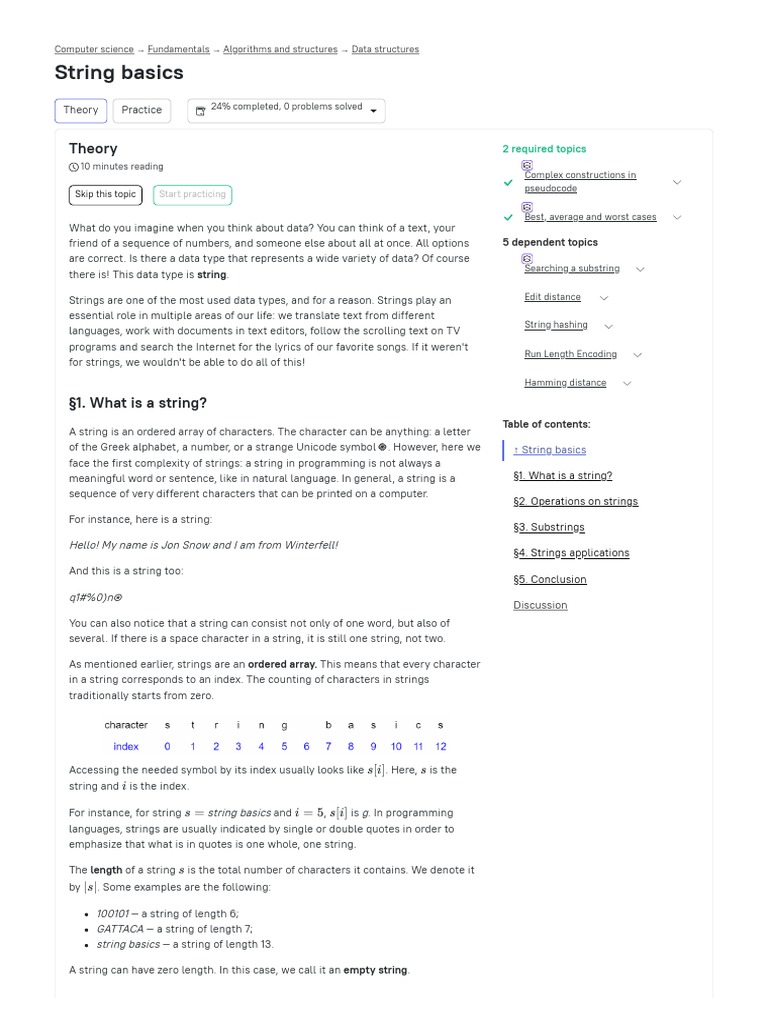 String Basics - JetBrains Academy - Learn Programming by Building Your ...