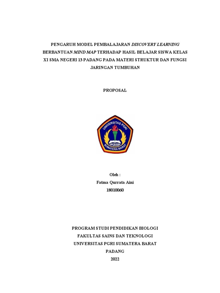 Proposal Fatma | PDF Proposal Fatma | PDF