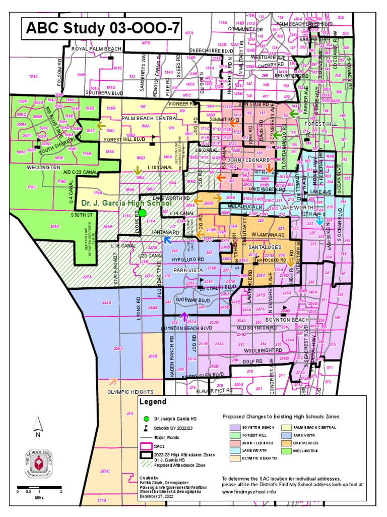 Dr. Joaquín García High School Boundary Map | PDF